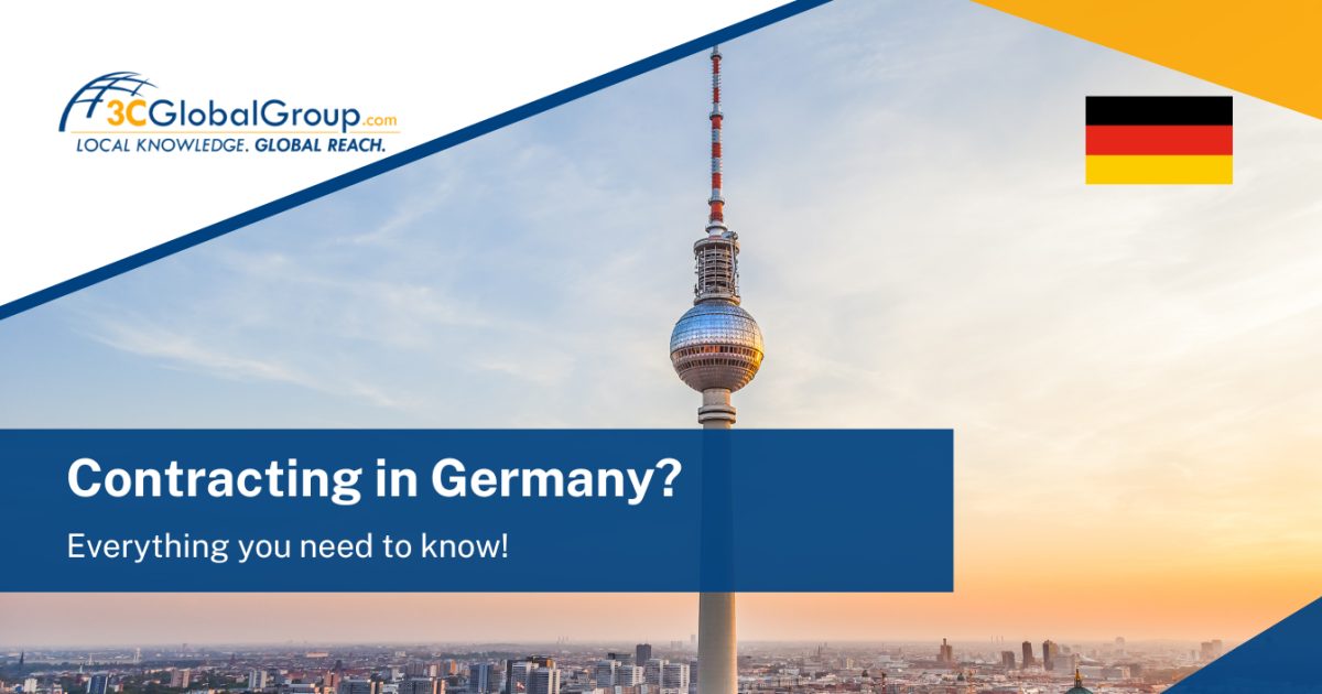 Contracting in Germany? Everything you need to know! | 3C Global Group