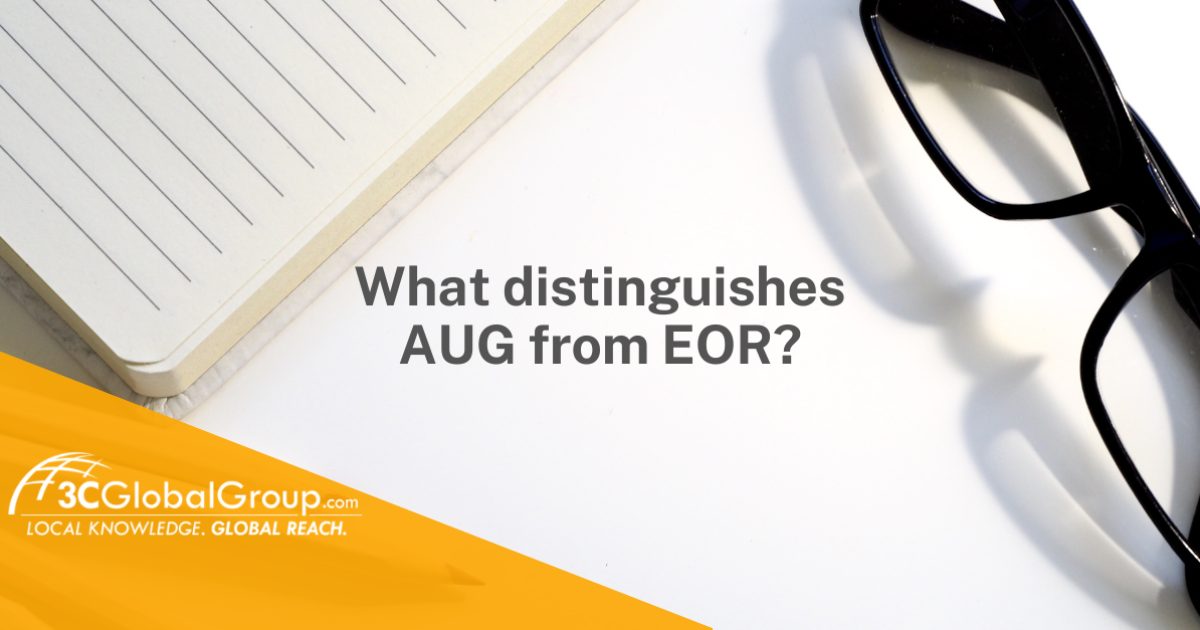 What distinguishes AUG from EOR | 3C Global Group