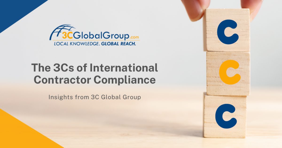 The 3C's of International Contractor Compliance - Insights from 3C ...